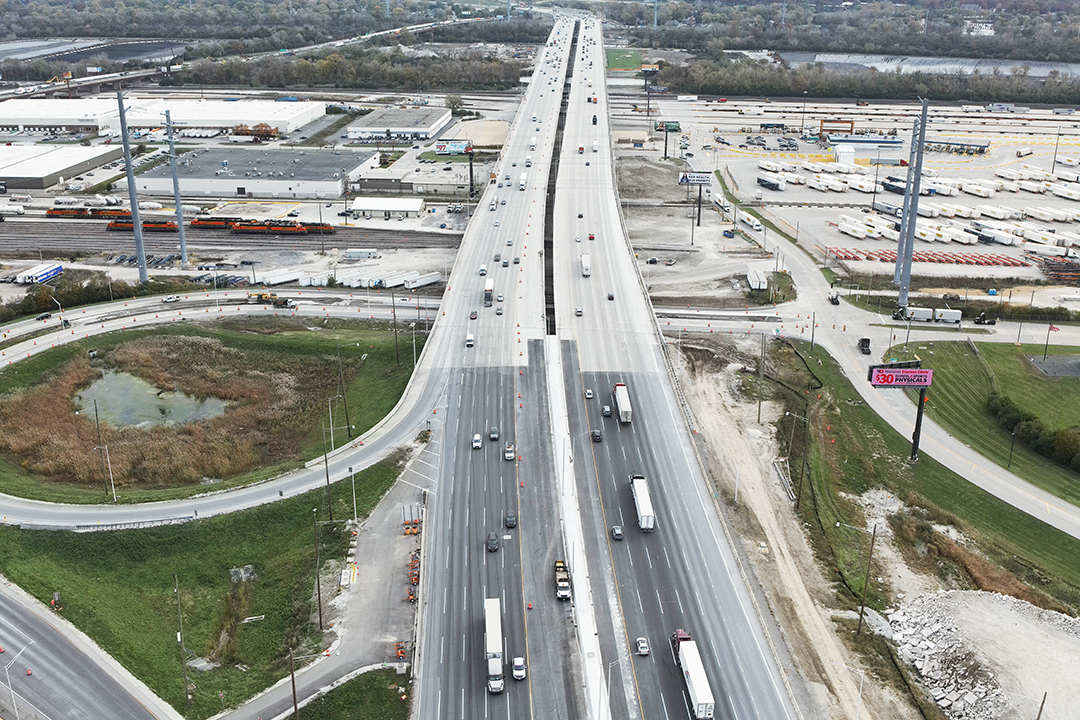 Tri-State Tollway (I-294) Reconstruction, Mile Long Bridge - Bowman