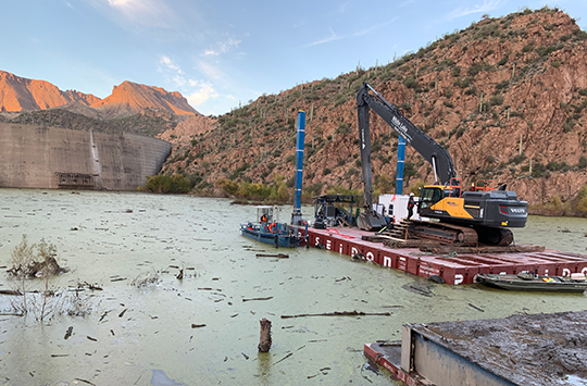 ASARCO Ray Mine Big Box Lake Dredging - Bowman