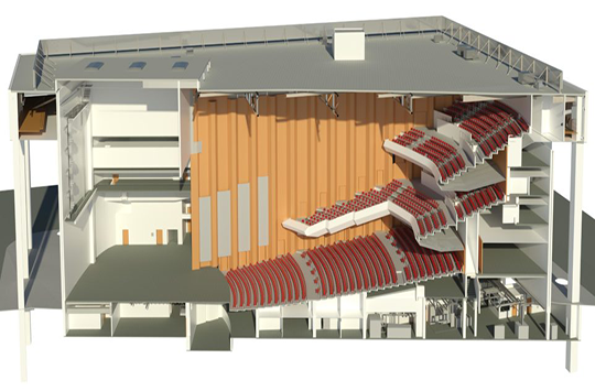 3D Laser Scanning of Jones Hall for the Performing Arts - Bowman