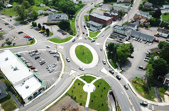 SR 0415 Memorial Highway, Dallas 5-leg Intersection - Bowman