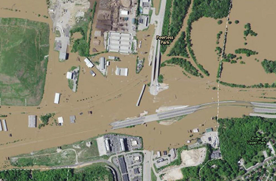 Meramec River Flood Imagery - Bowman